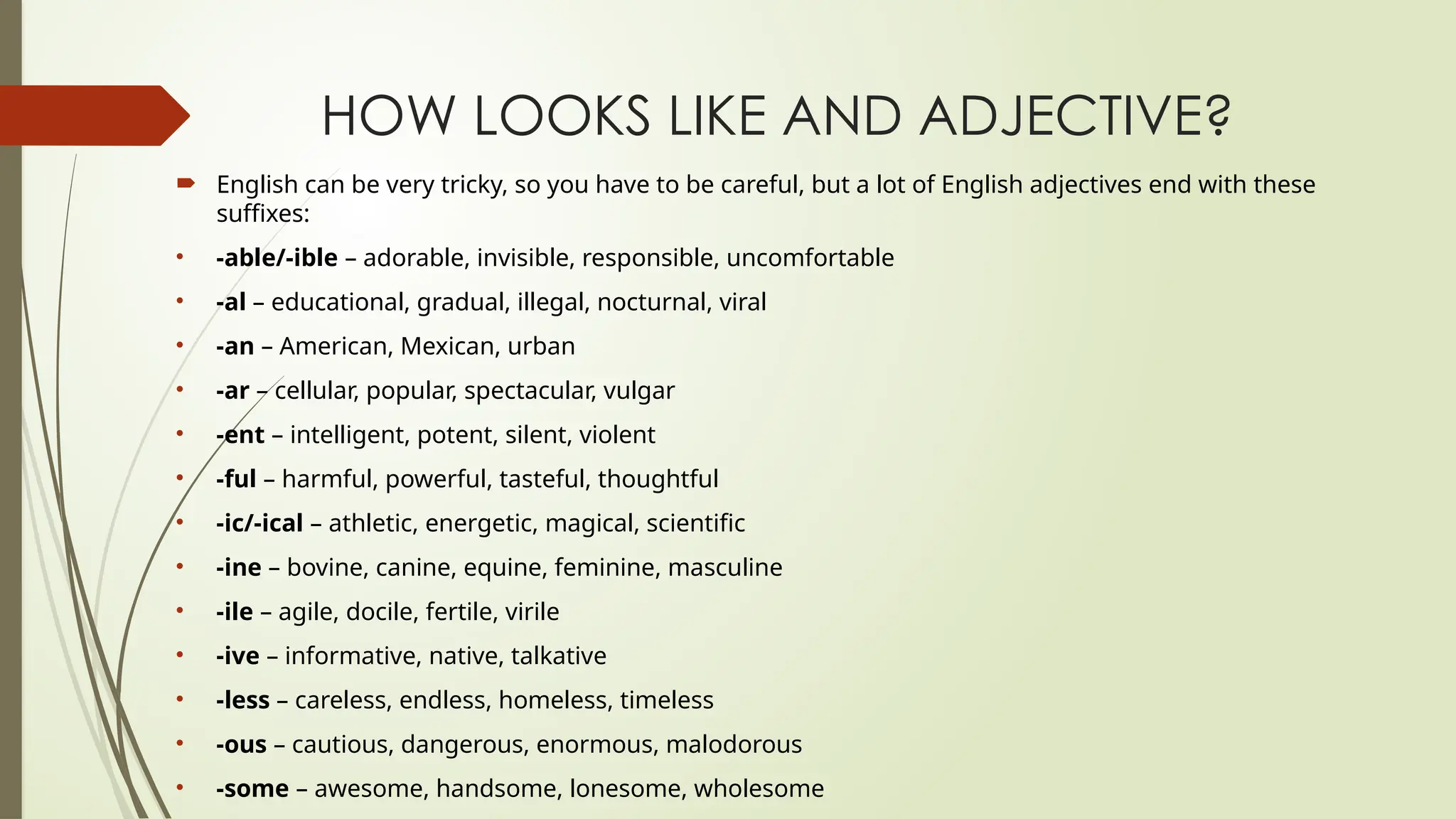 for the english class the ADJECTIVES.pptx