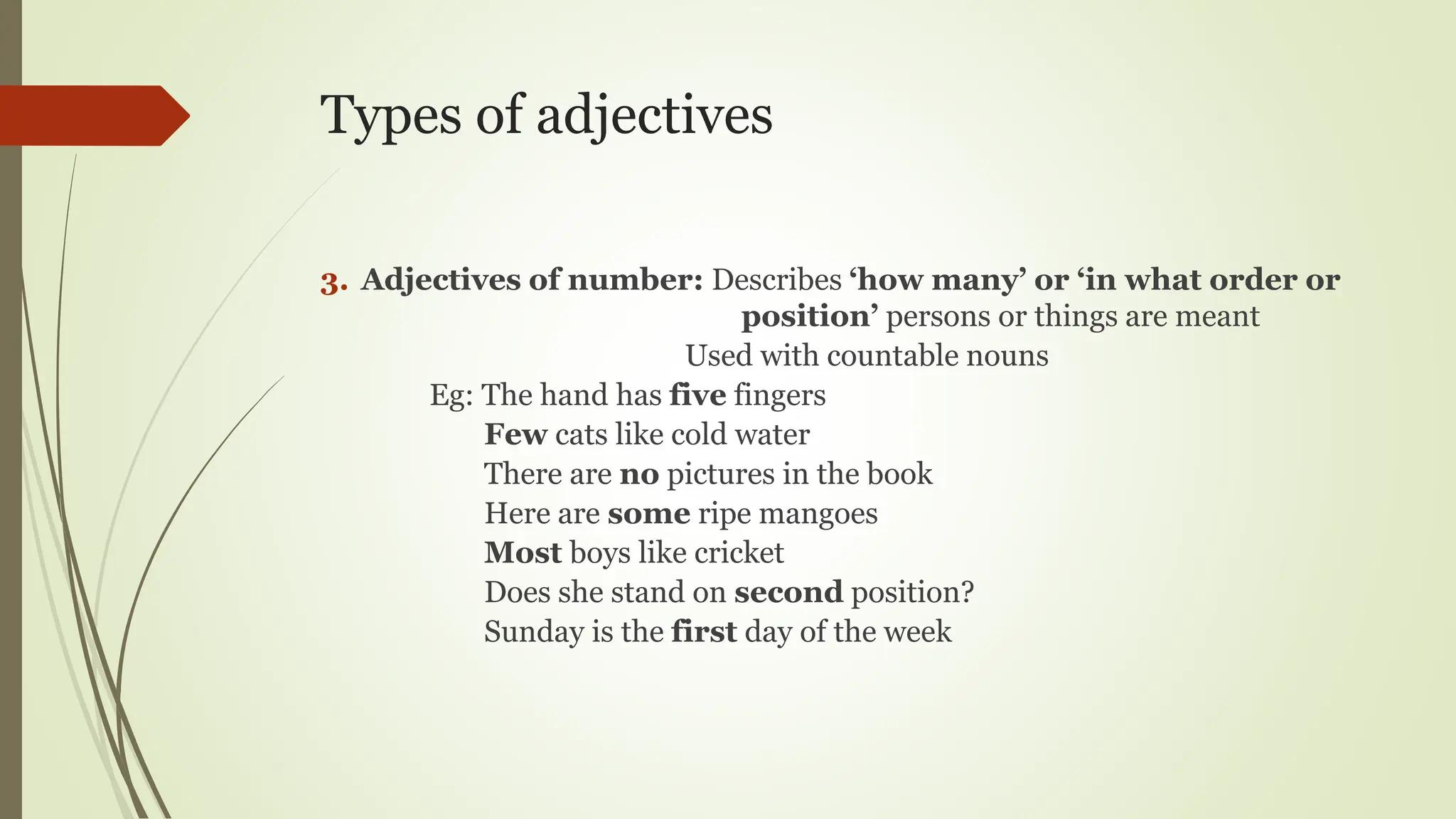An introduction to Adjectives, small PPT covering the basics | PDF
