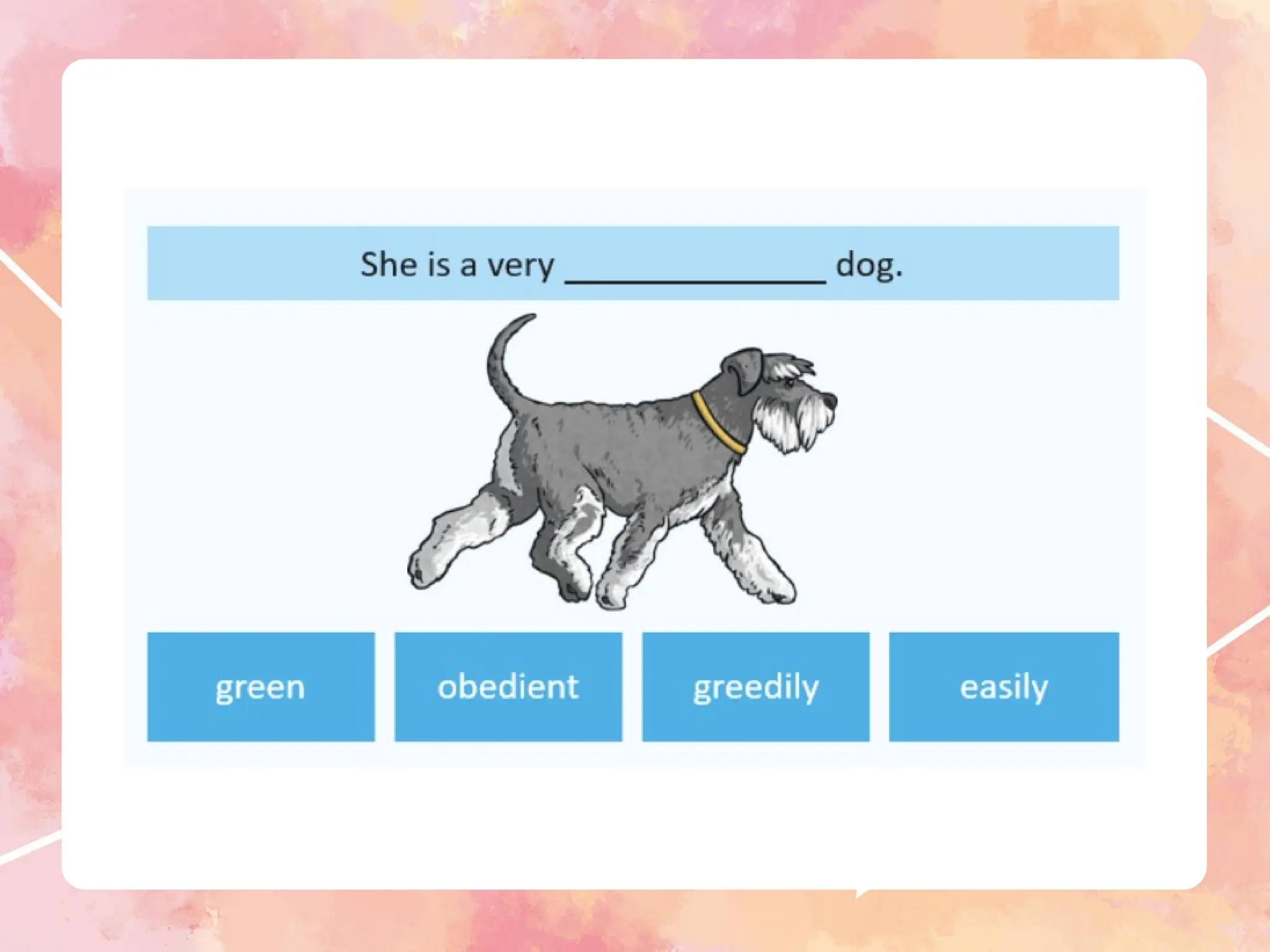 Adjectives - Kinds of adjectives - diagram | PPTX