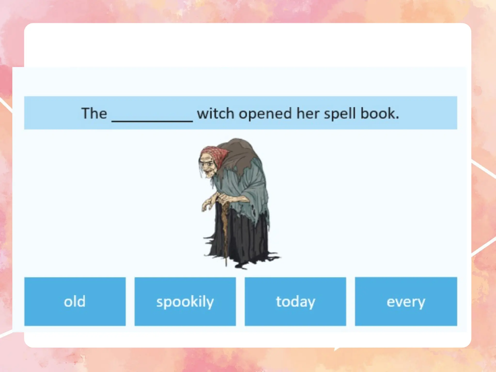 Adjectives - Kinds of adjectives - diagram | PPTX