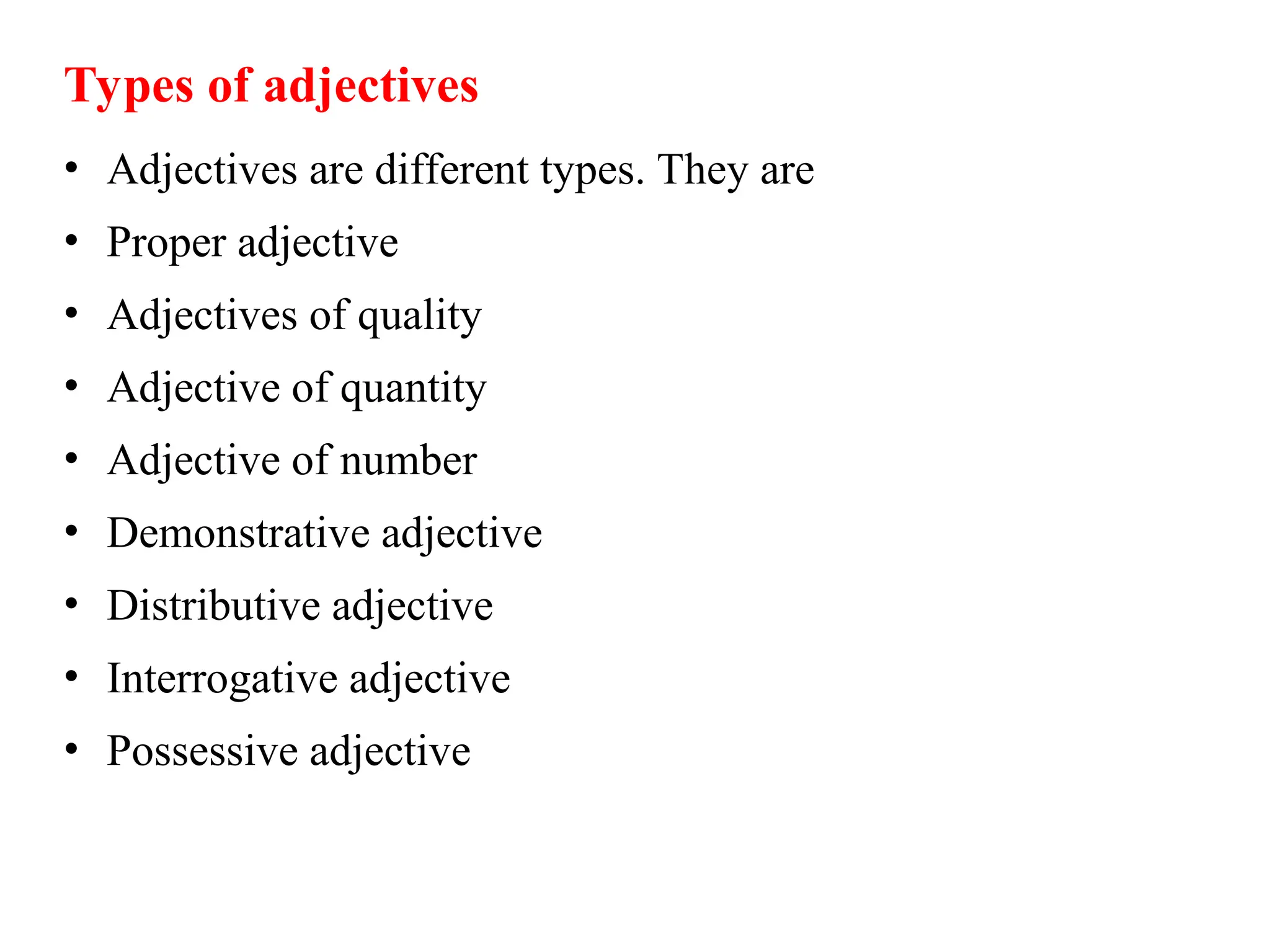 adjectives.ppt Spoken english with example | PPT