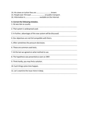 Adjectives adverbs classification | PDF