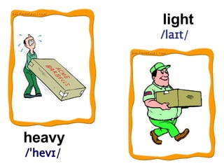 Adjectives and their opposite | PPT