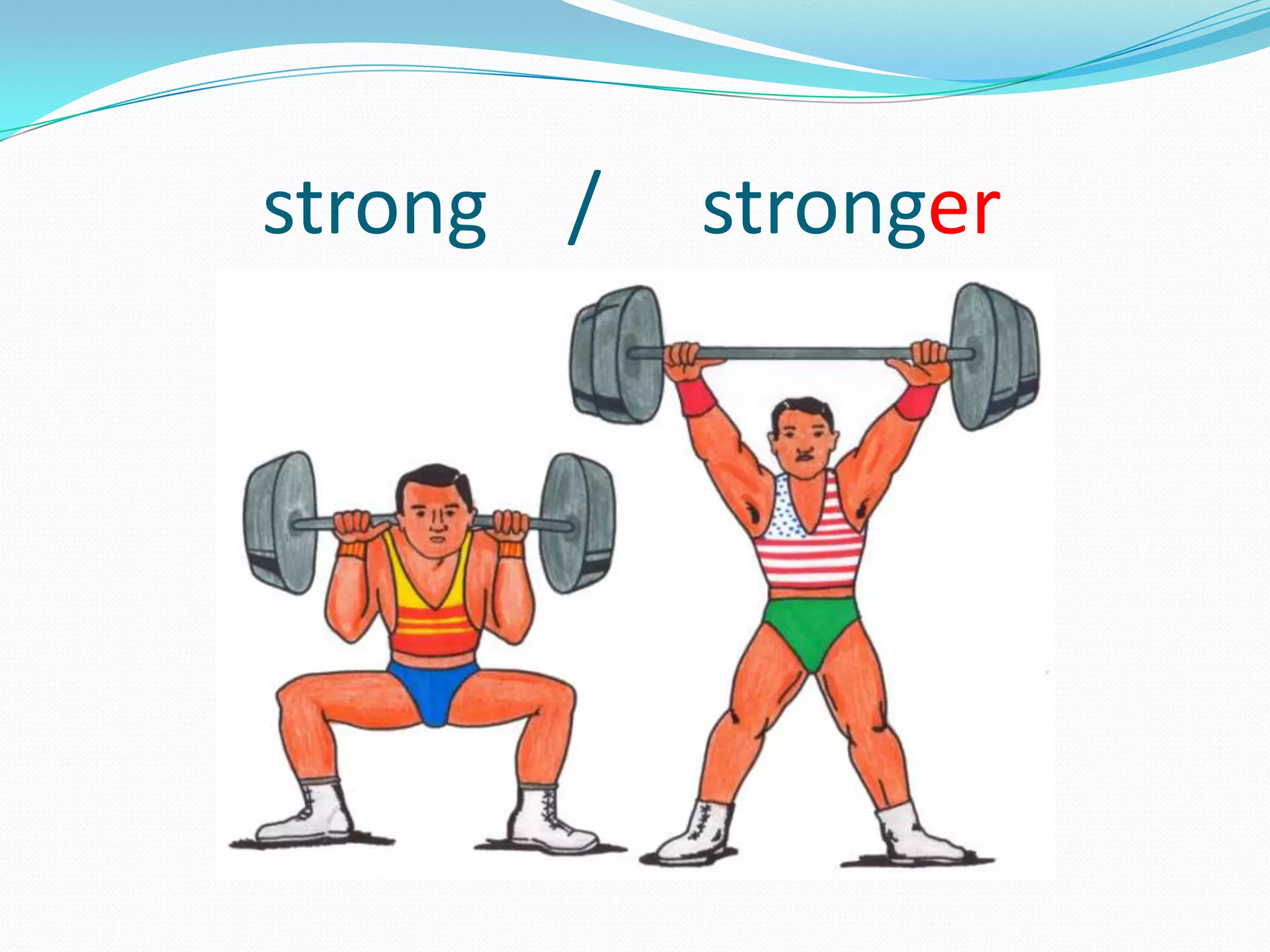 Adjectives comparatives | PPTX