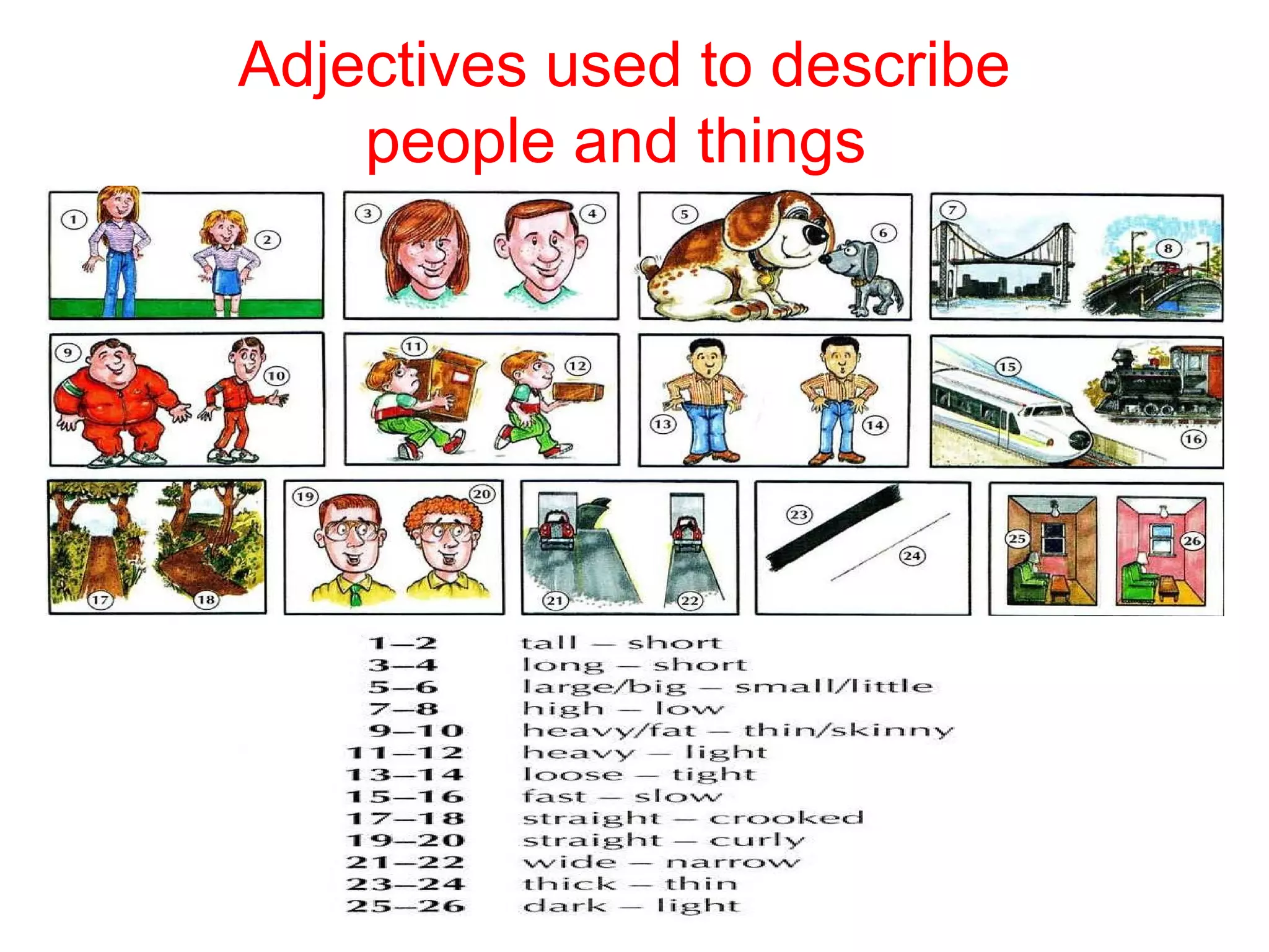 Adjectives describing appearance and personality | PPT