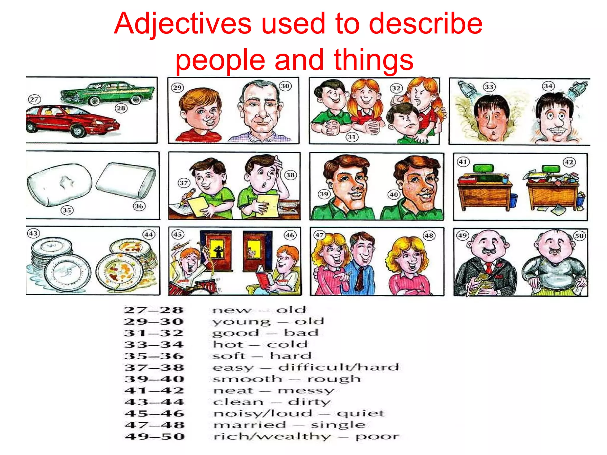 Adjectives describing appearance and personality | PPT
