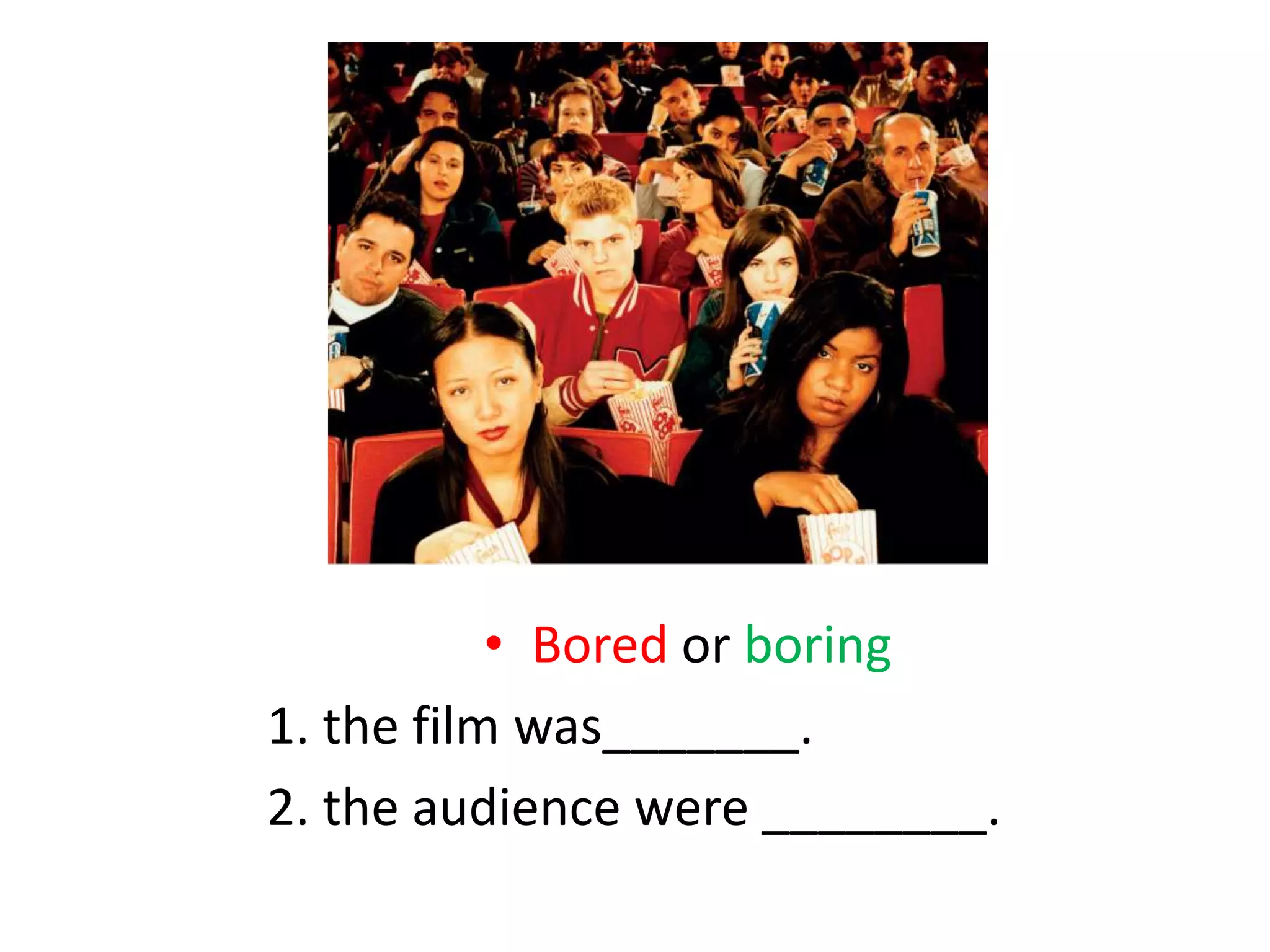 Adjectives -ed -ing | PPTX