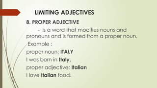 ADJECTIVES-final.Power Point Presentation | PPTX