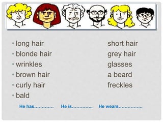 ESL 0801 Week 2 Adjectives for-describing-how-people-look-fun ...