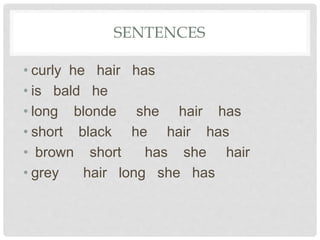 ESL 0801 Week 2 Adjectives for-describing-how-people-look-fun ...