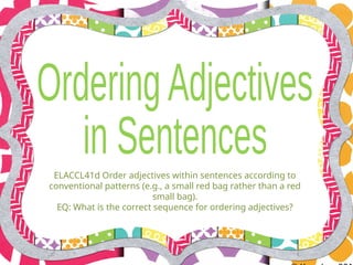 Adjectives-g4.pptkjbkkljbhkl;khjkljhjhhkj | PPT