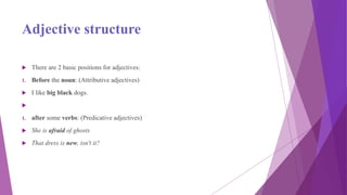 Adjectives in-english-and-arabic | PPTX