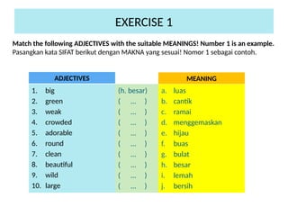 adjectives for seven grade students - part 1.pptx