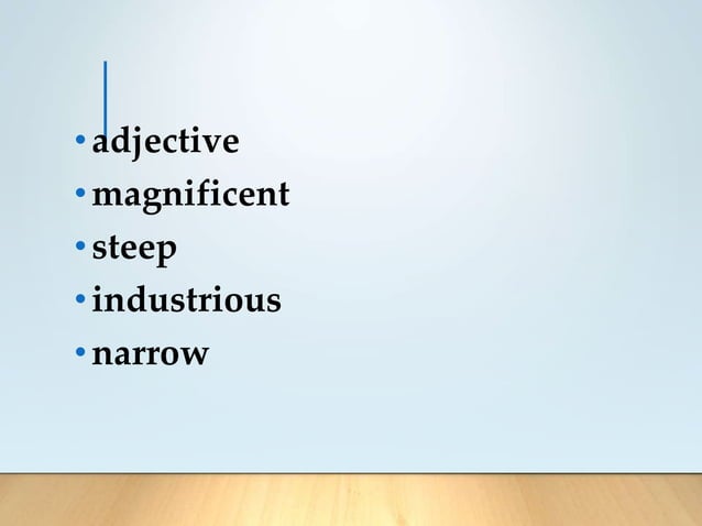 Adjectives Powerpoint Grade 6 elementary.ppt