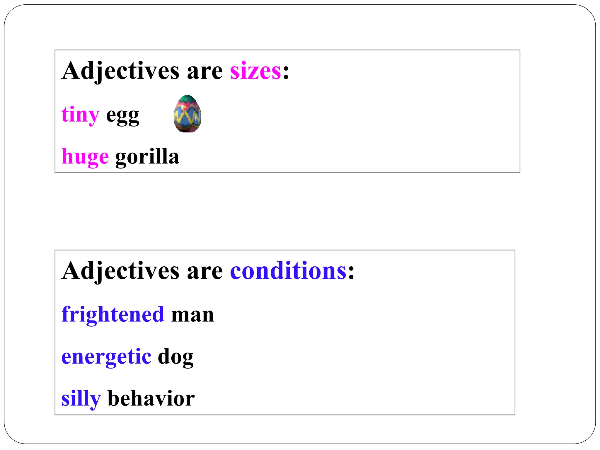 Adjectives PPT ENGLISH GRAMMAR HIGHER EDUCATION | PPT