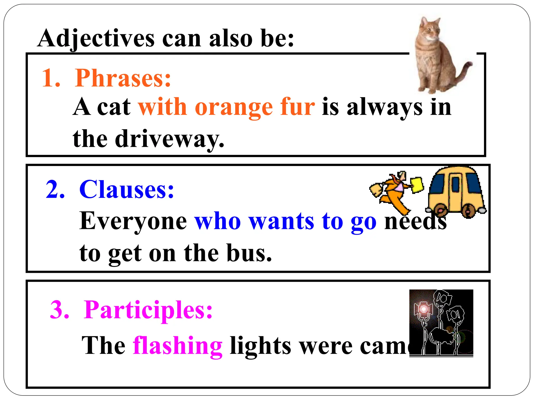 Adjectives PPT ENGLISH GRAMMAR HIGHER EDUCATION | PPT