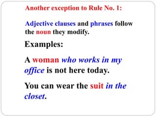 Adjectives PPT ENGLISH GRAMMAR HIGHER EDUCATION | PPT