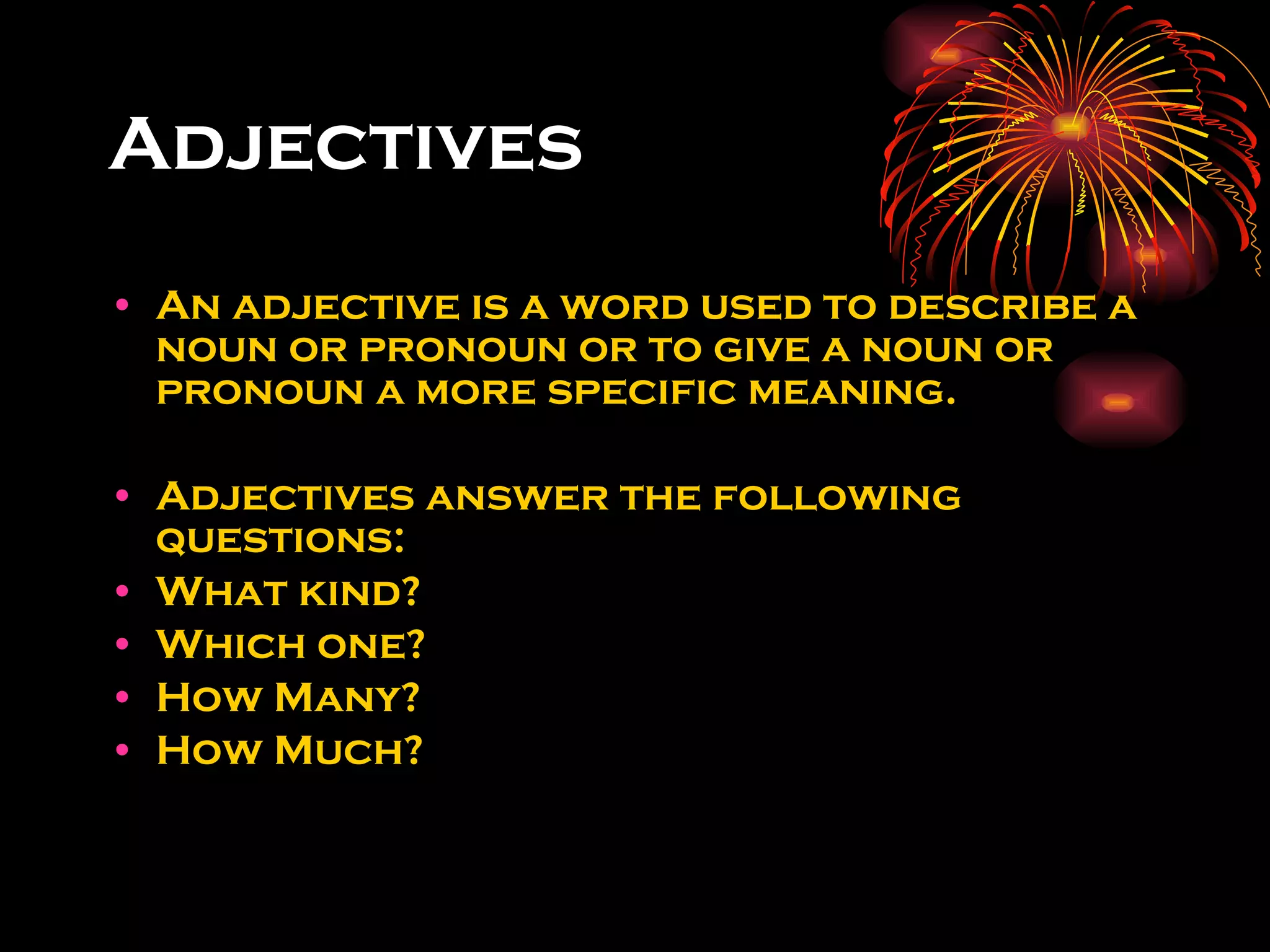 Adjectives Vs Adverbs | PPT