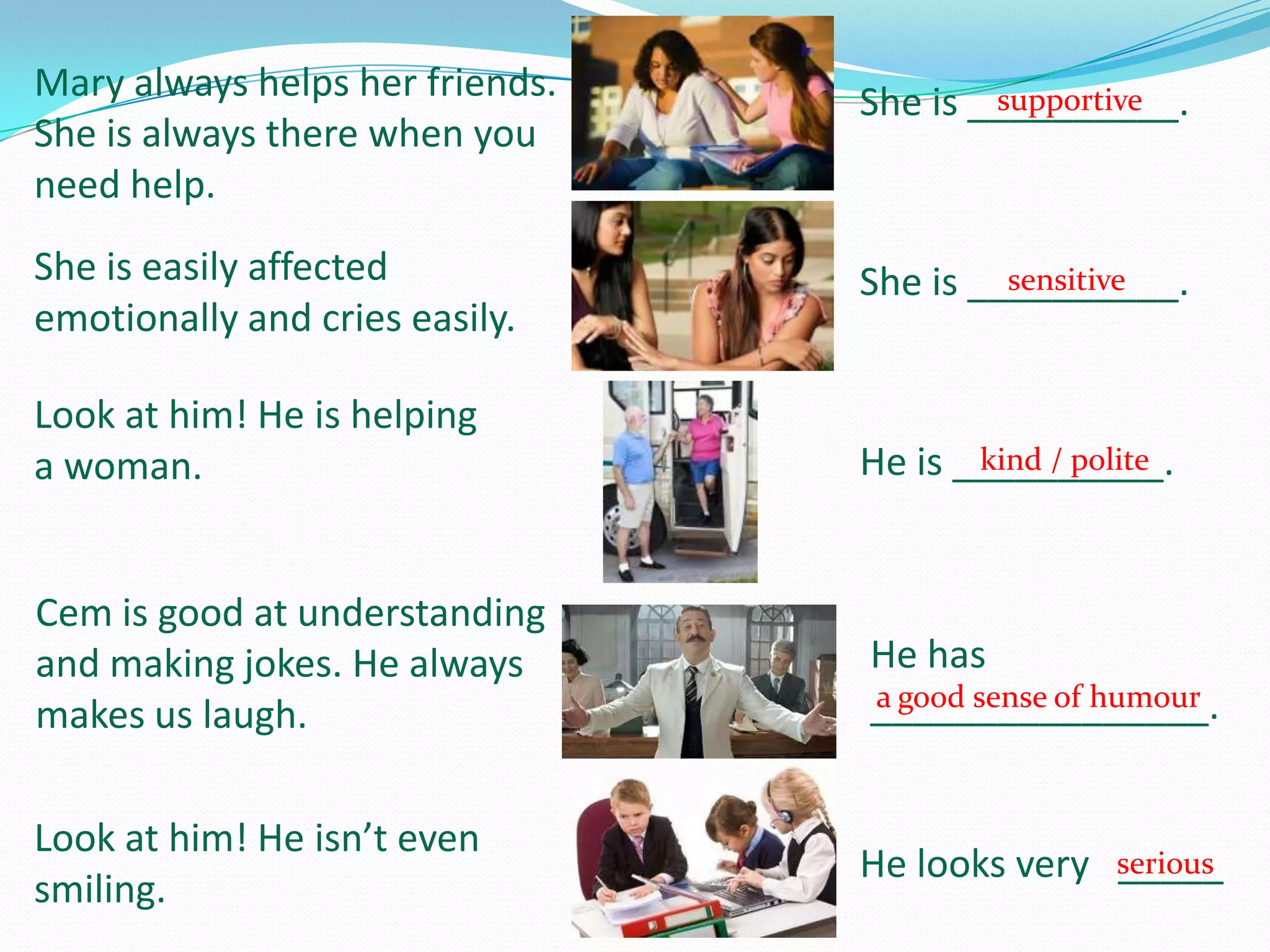 Adjectives (Personal Qualities) | PPTX