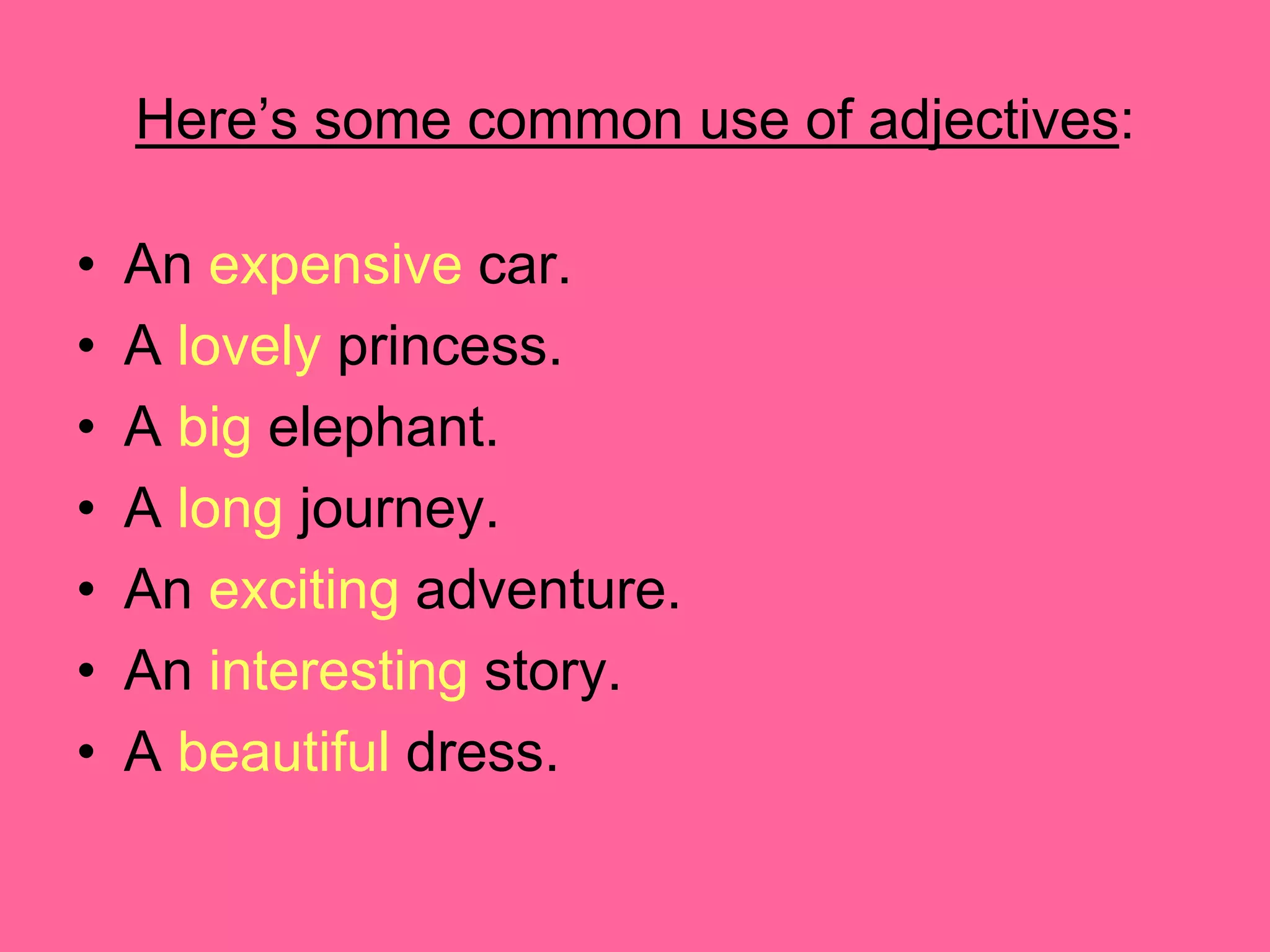 Adjectives2 | PPTX