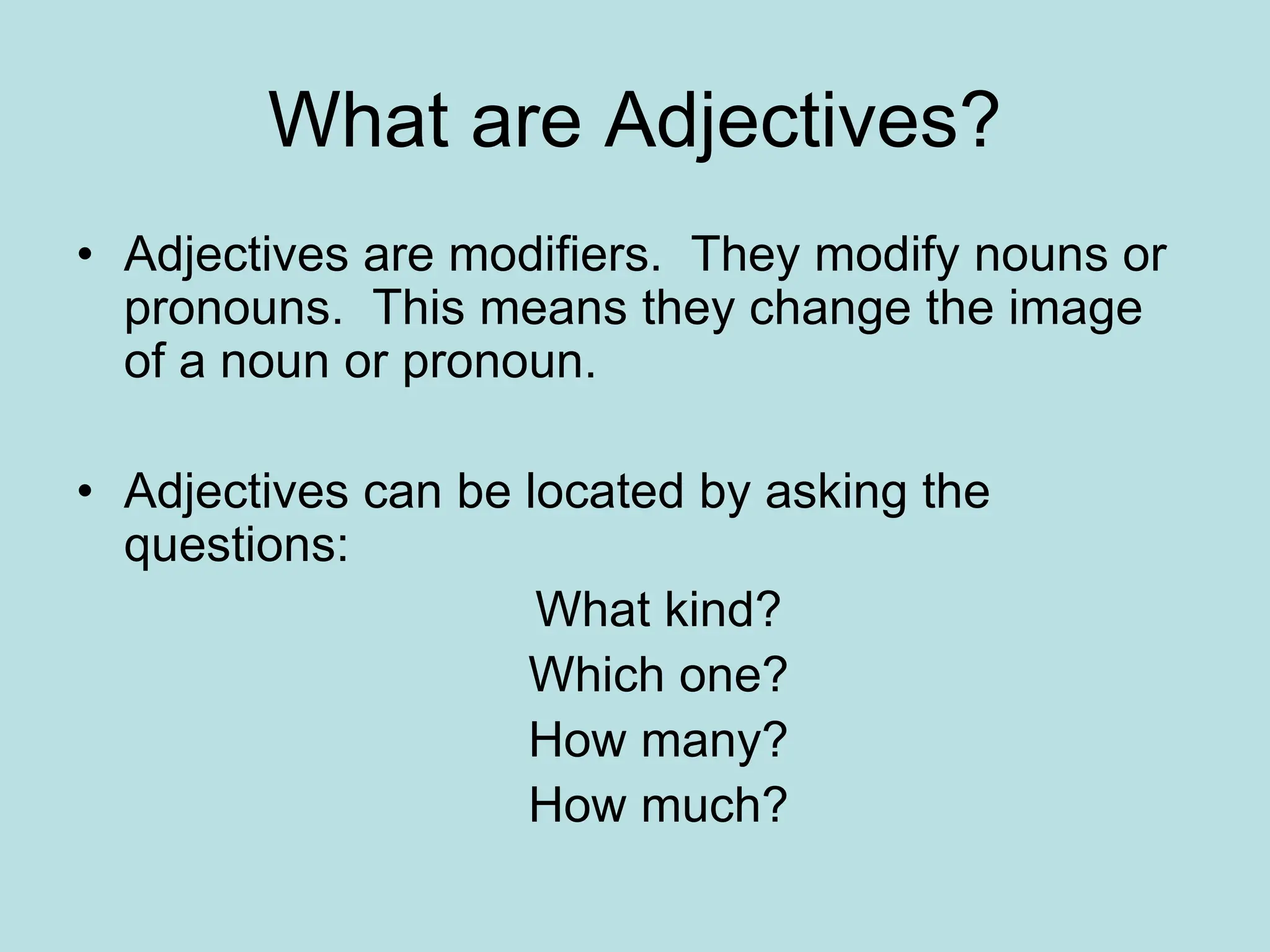 Adjectives7 and adjectives kinds and superlative | PPT