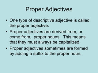 Adjectives7 and adjectives kinds and superlative | PPT