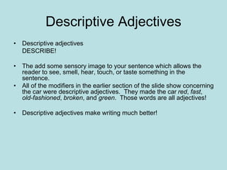 Adjectives7 and adjectives kinds and superlative | PPT