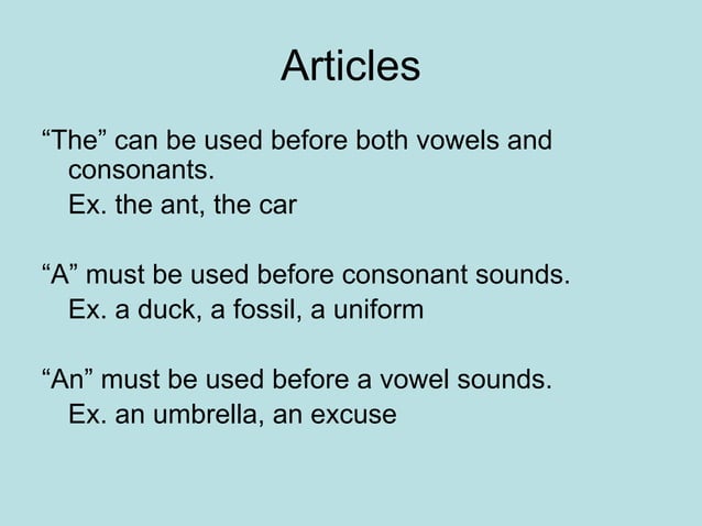 The definition of Adjectives and How Adjectives Work to describe Nouns ...