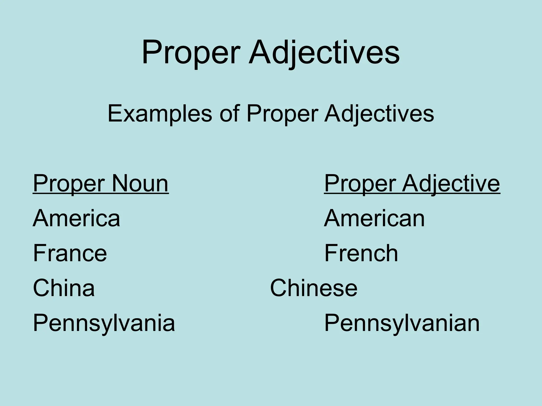Adjectives7.ppt adjectives ppt the world | PPT