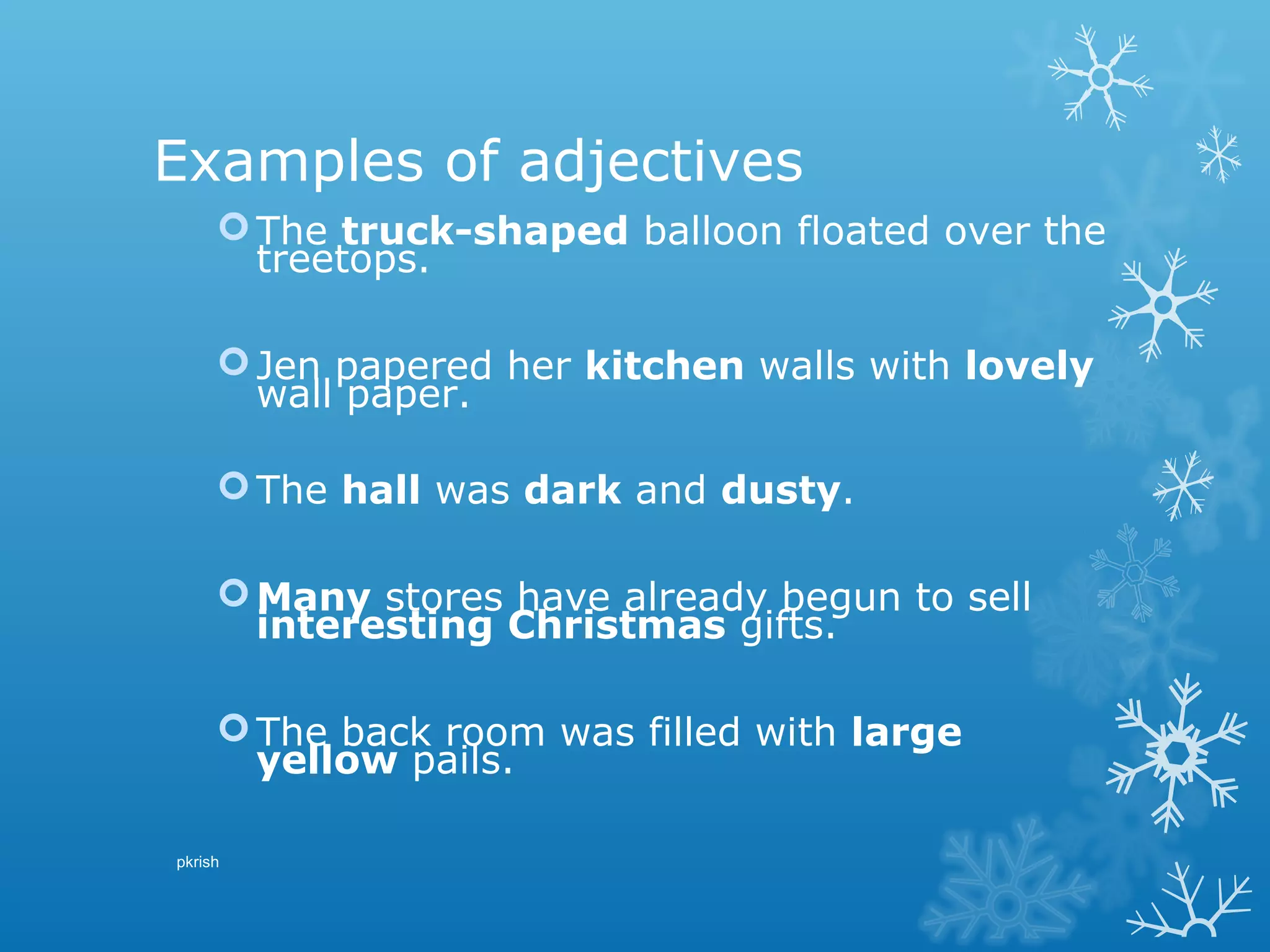 Adjectivesadjectives1and2 140528083539-phpapp01 | PPT