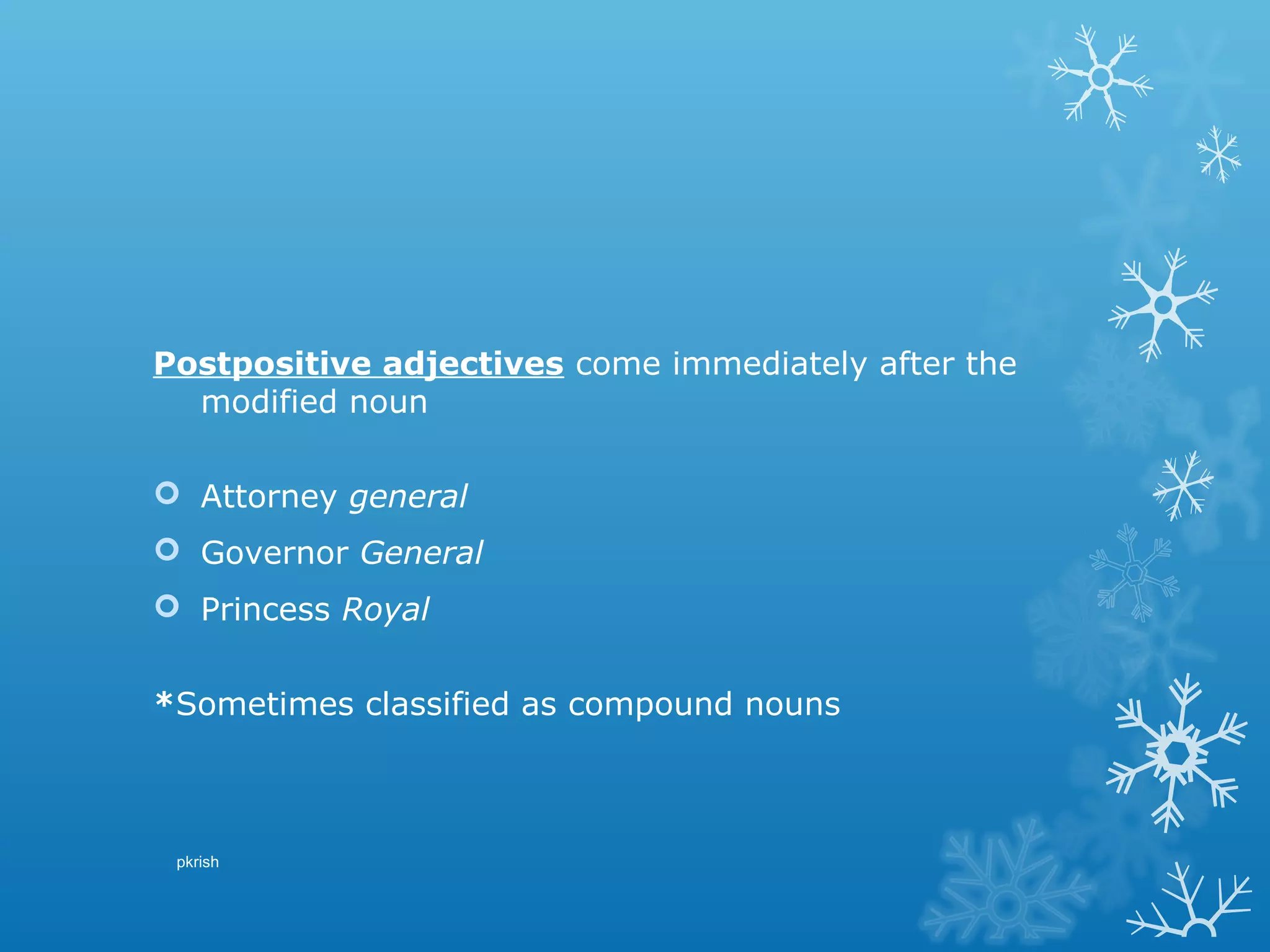 Adjectivesadjectives1and2 140528083539-phpapp01 | PPT