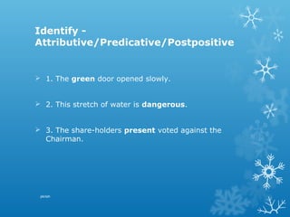 Adjectivesadjectives1and2 140528083539-phpapp01 | PPT