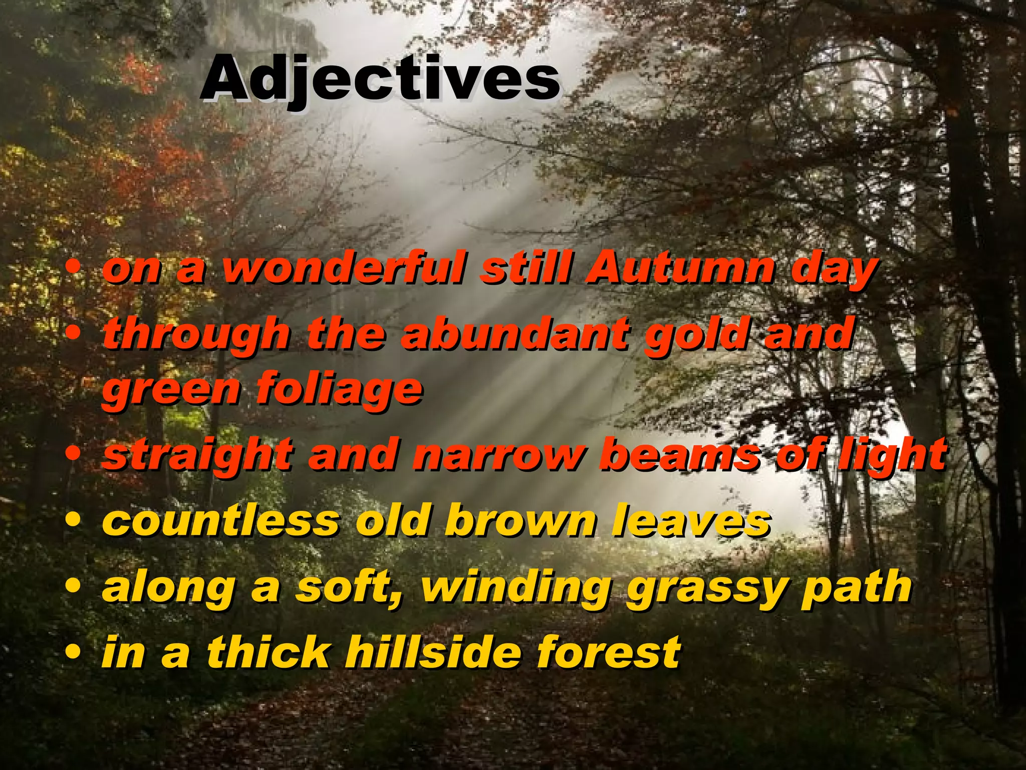 Adjectives/Adverbs | PPT