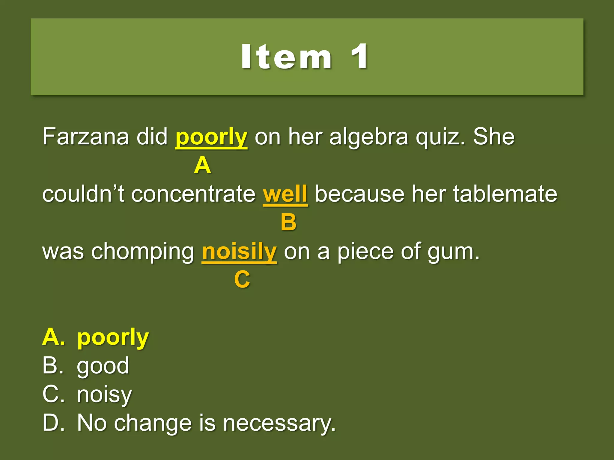 Adjectives adverbs | PPT