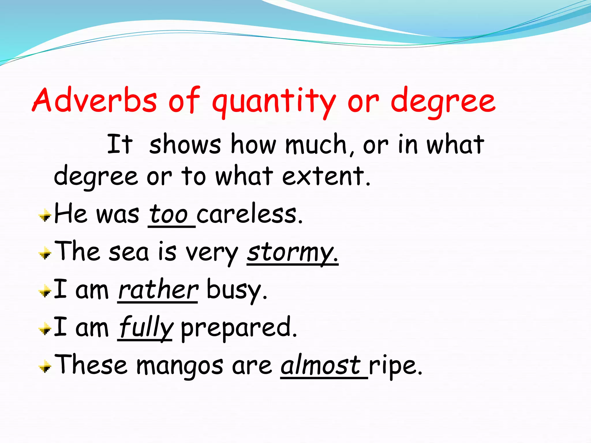 Adjectives & Adverbs.ppt | Resume Writing and Advice | Job Search
