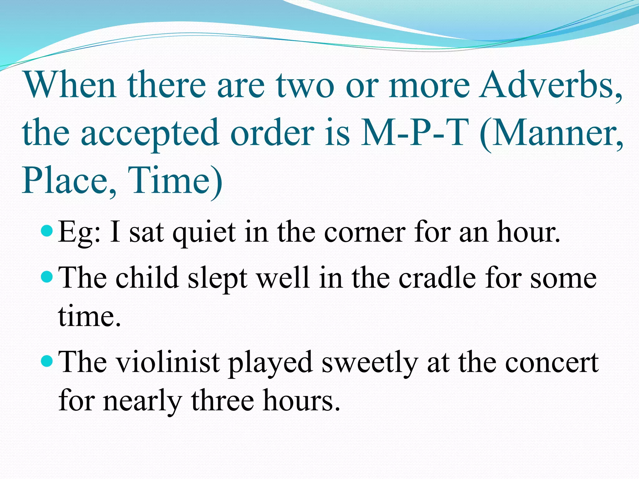 Adjectives, adverbs and clauses vinod | PPTX