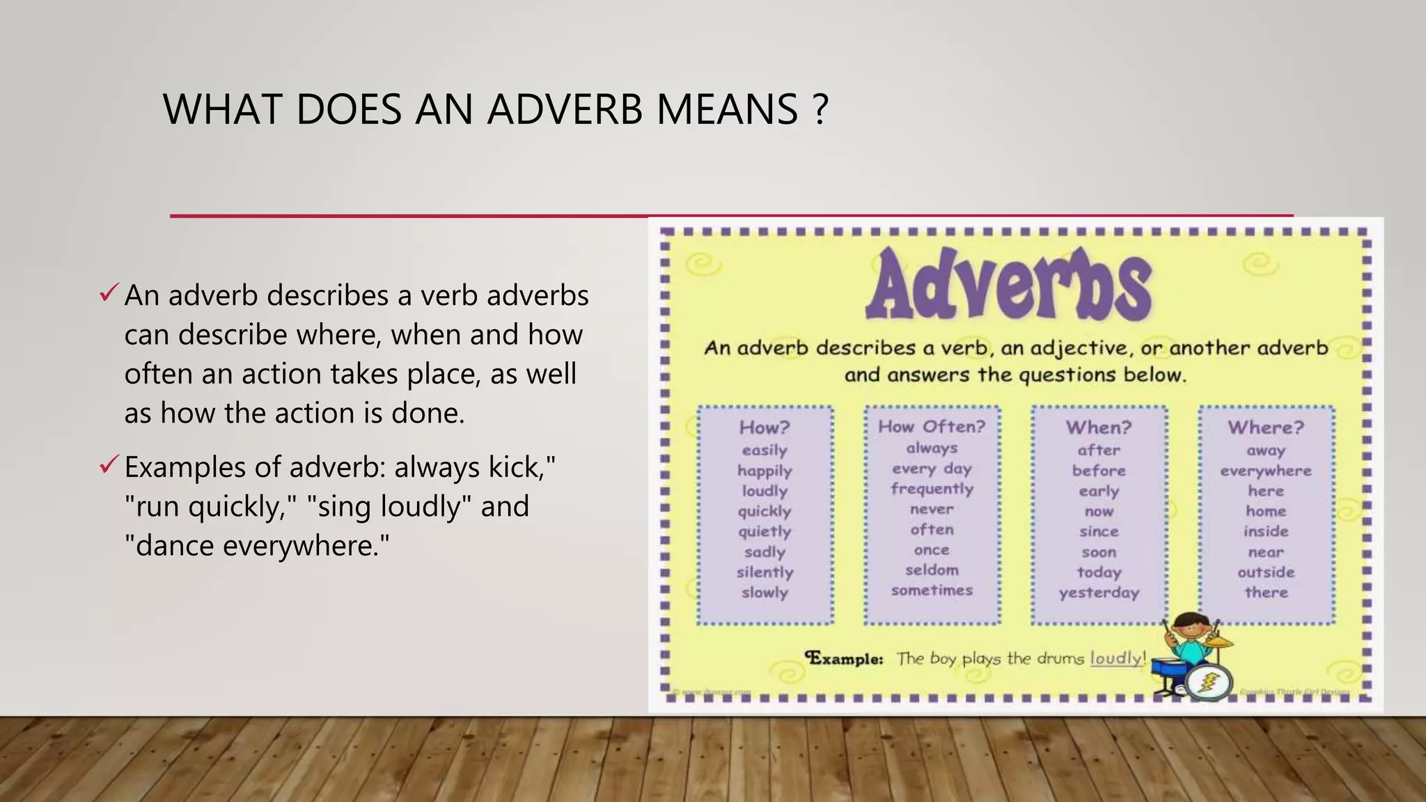 Adjectives and adverb | PPTX