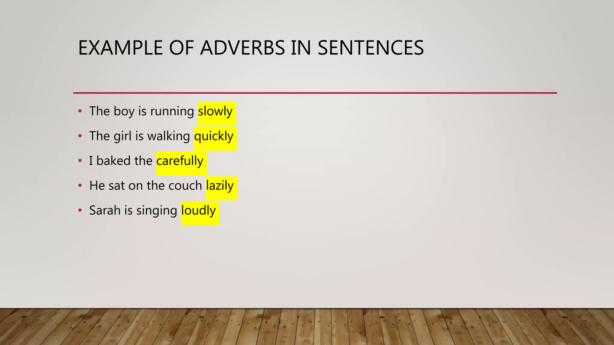 Adjectives and adverb | PPTX