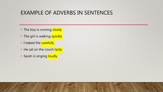 Adjectives and adverb | PPTX