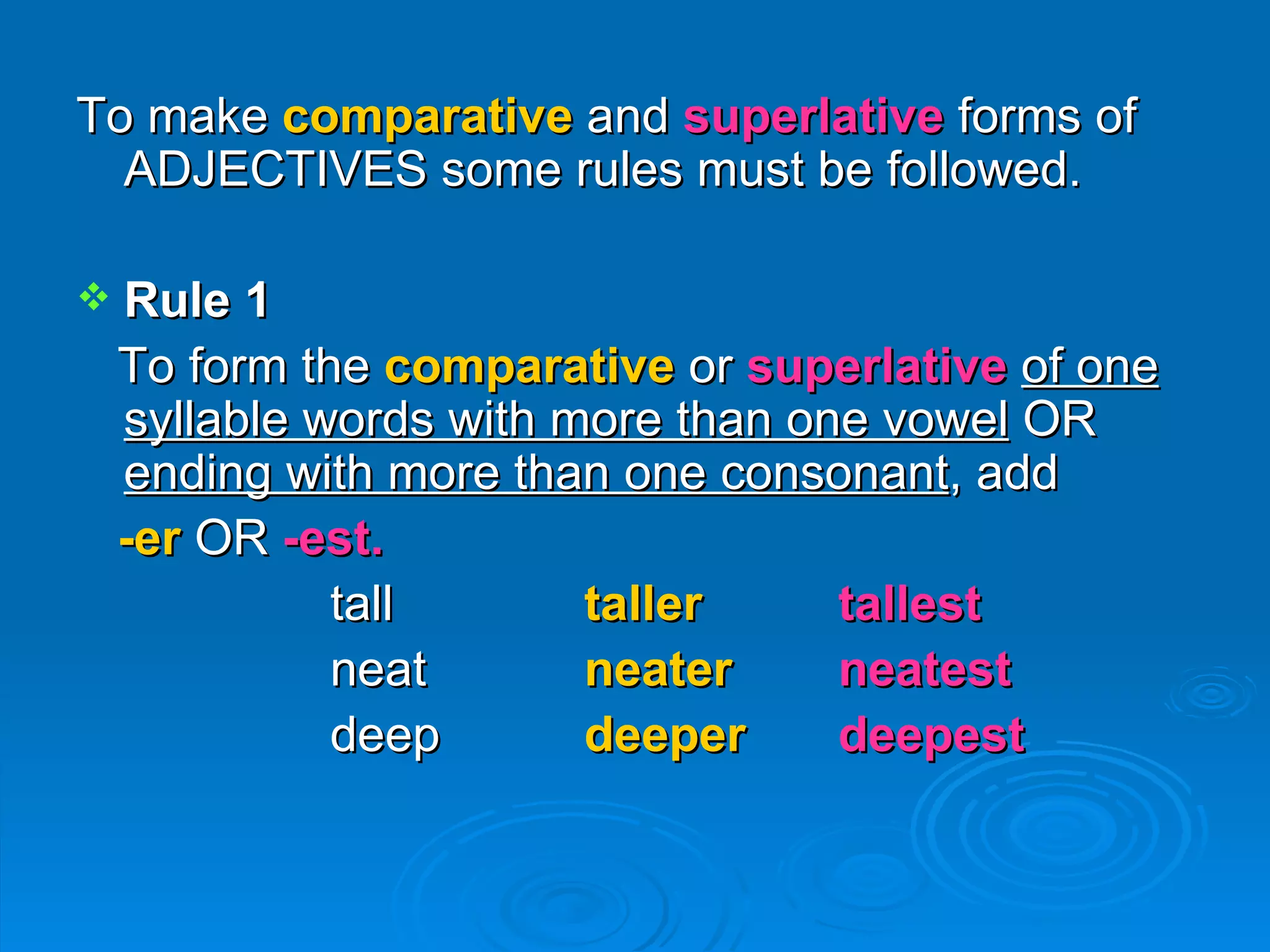 Adjectives and adverbs | PPT