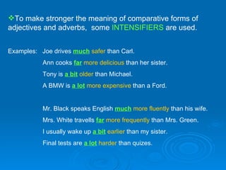 Adjectives and adverbs | PPT