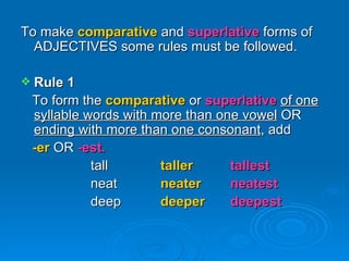 Adjectives and adverbs | PPT