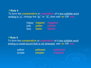Adjectives and adverbs | PPT