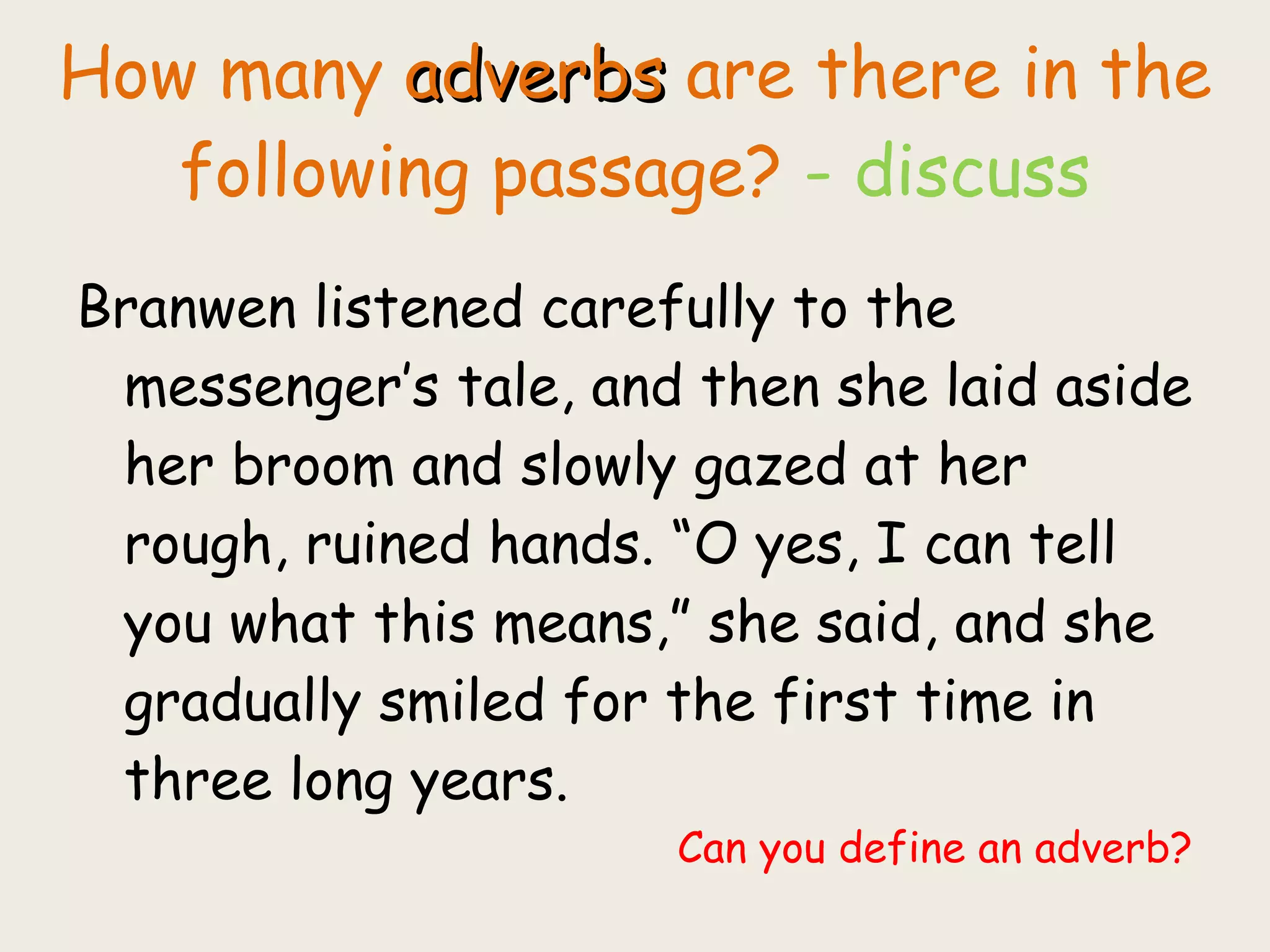 Adjectives and adverbs | PPT