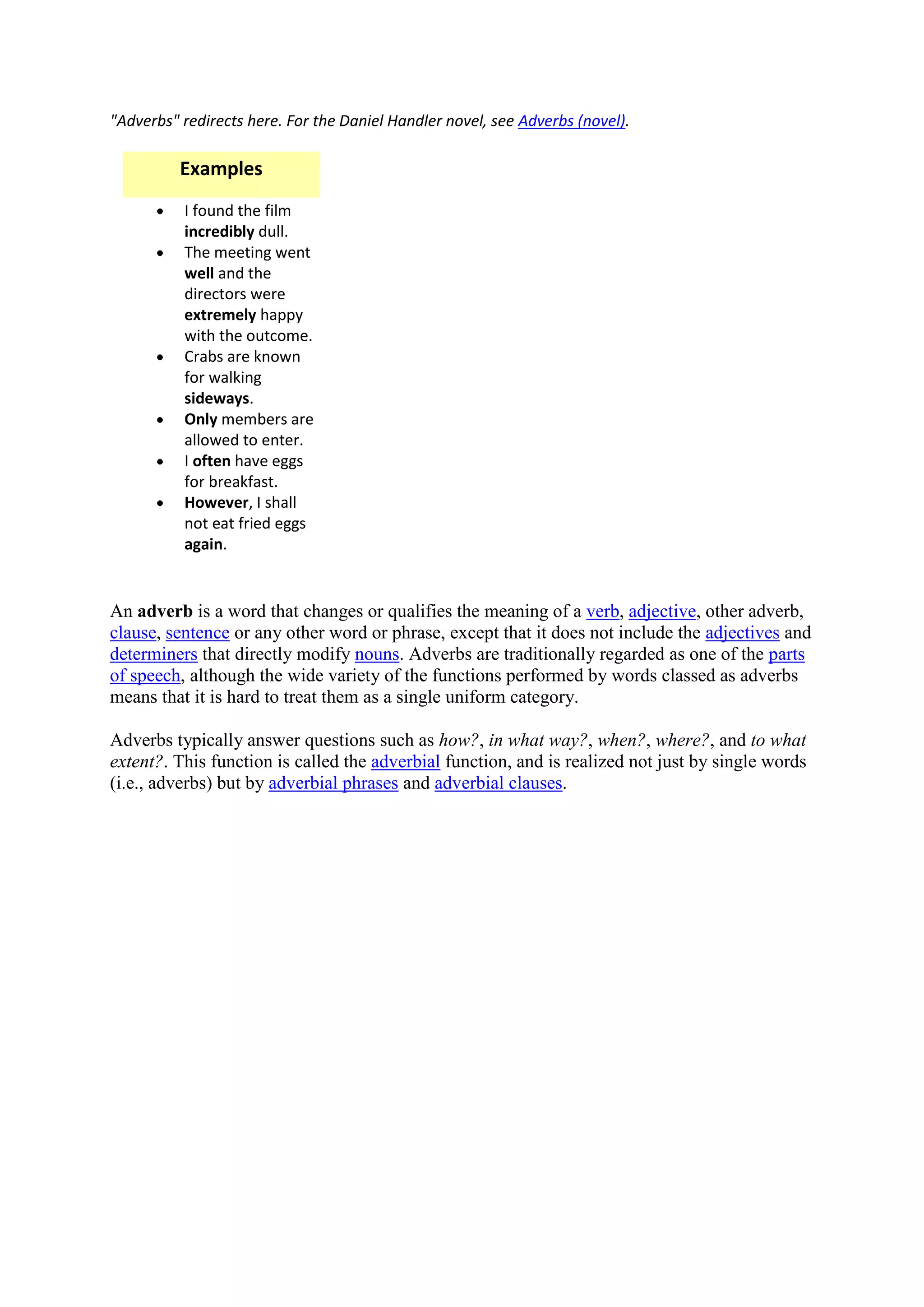 Adjectives and adverbs | DOCX