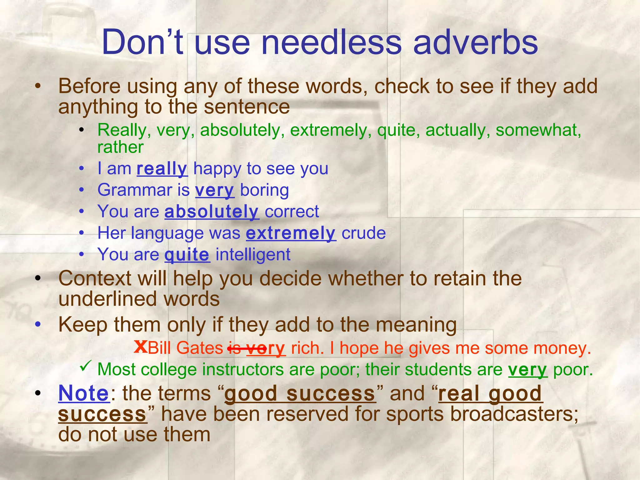 Adjectives and adverbs | PPT