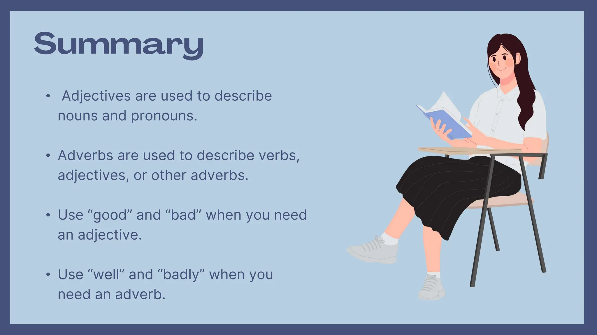 Adjectives and Adverbs-Short Understanding to tell the difference ...