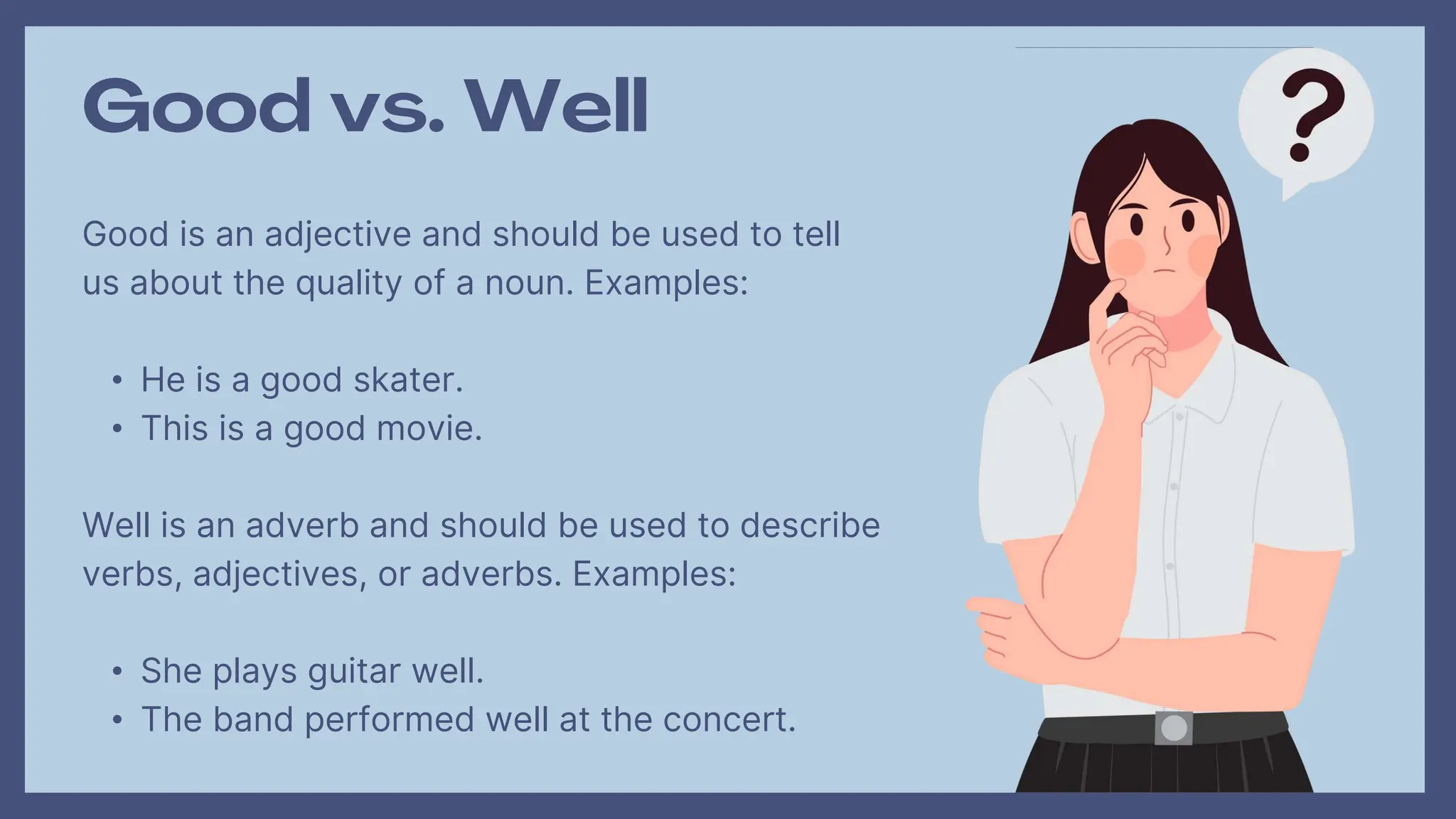 Adjectives and Adverbs-Short Understanding to tell the difference ...