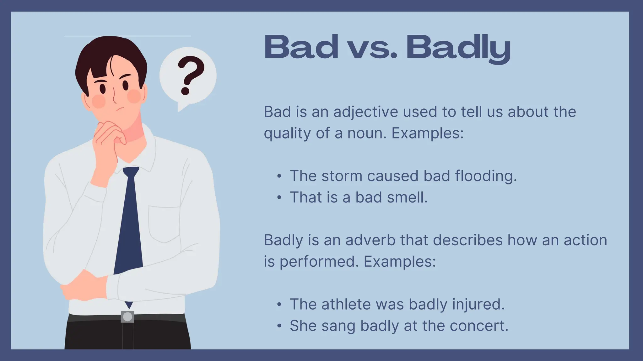 Adjectives and Adverbs-Short Understanding to tell the difference ...