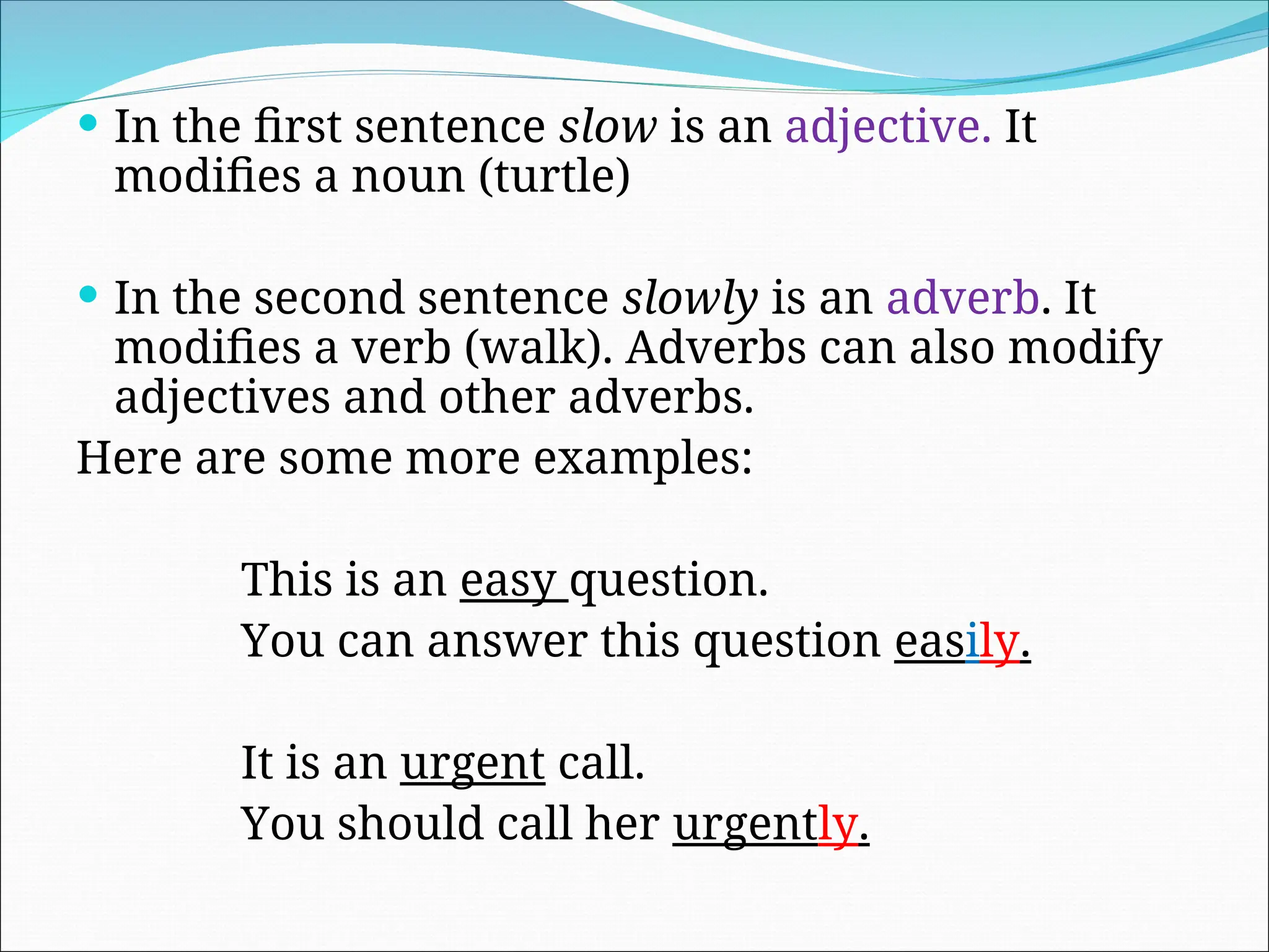 ADJECTIVES AND ADVERBS.ppt............... | PPT